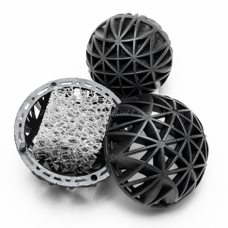 Ideal biological filter media opening bio ball - Mass transfer material ...