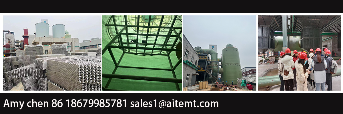 On site learning of tower installation Orifice corrugated packing ...