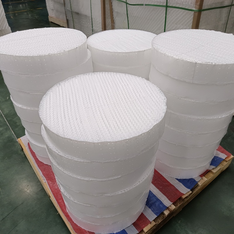 PTFE Corrugated Plate Structured Packing for Distillation Tower Packing ...
