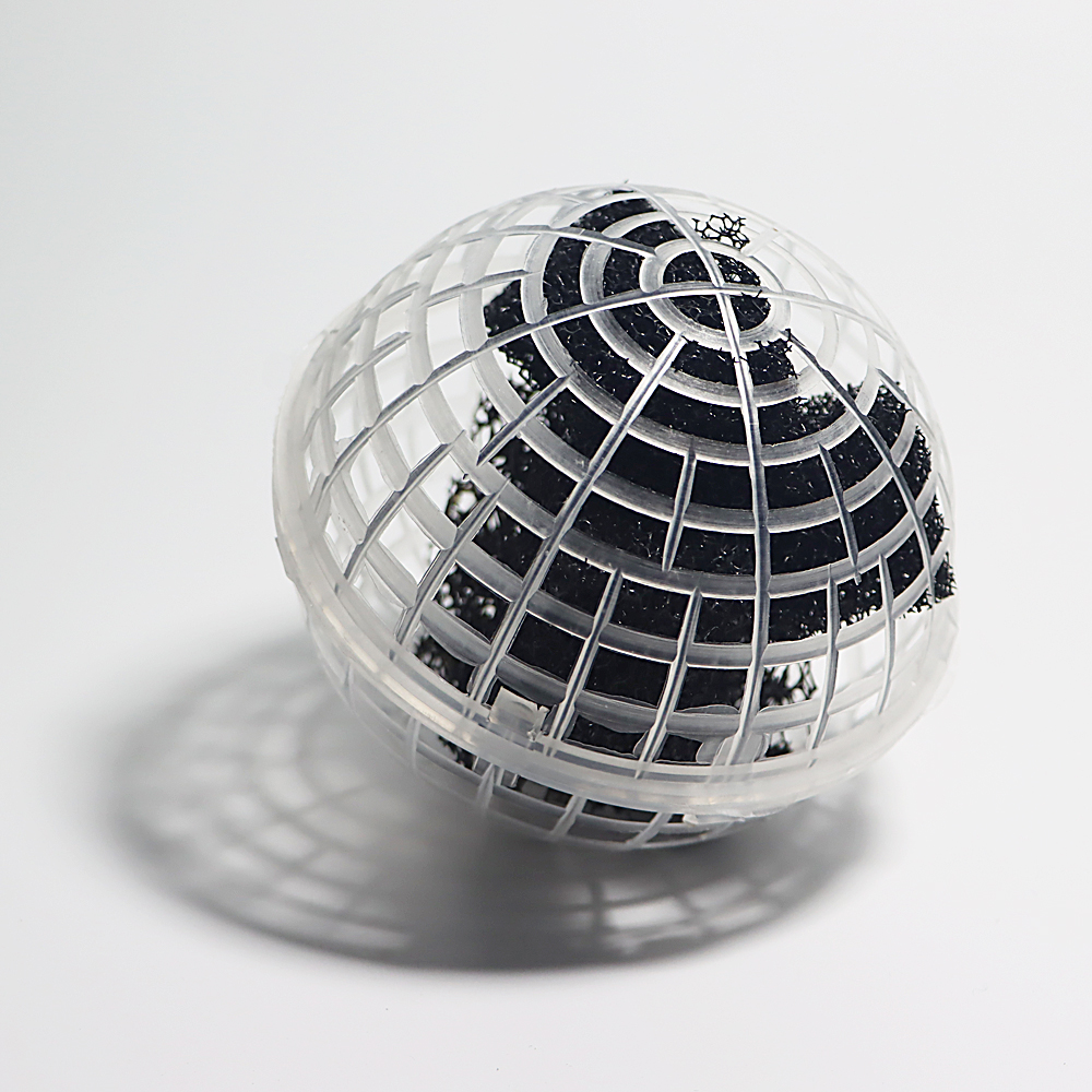 PP Suspend Ball Cage Ball Plastic Bio Floating Ball Biofilter media ...