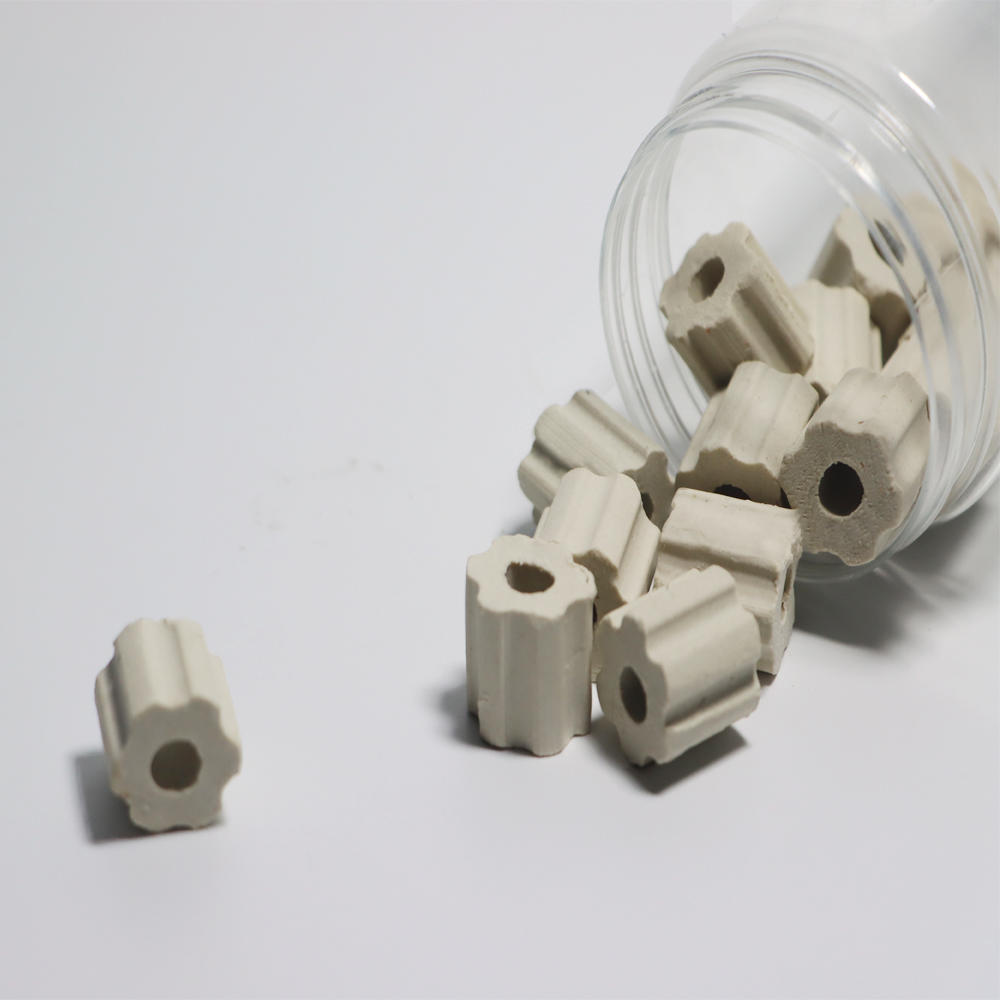 ceramic petal ring for support media - Mass transfer material ...